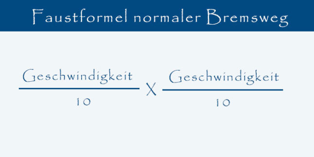 Bremsweg beim Auto richtig berechnen: Mit dieser Formel geht es