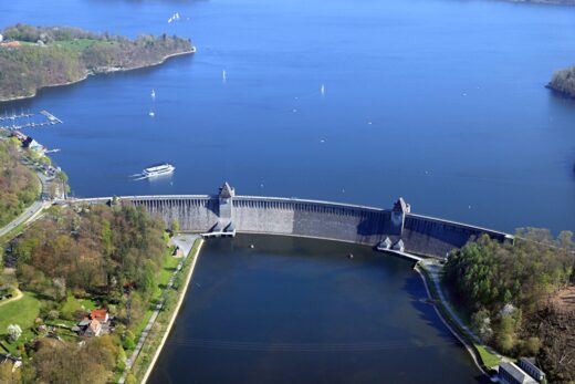 Die größten Stauseen in Deutschland: Von Dämmen und Dimensionen