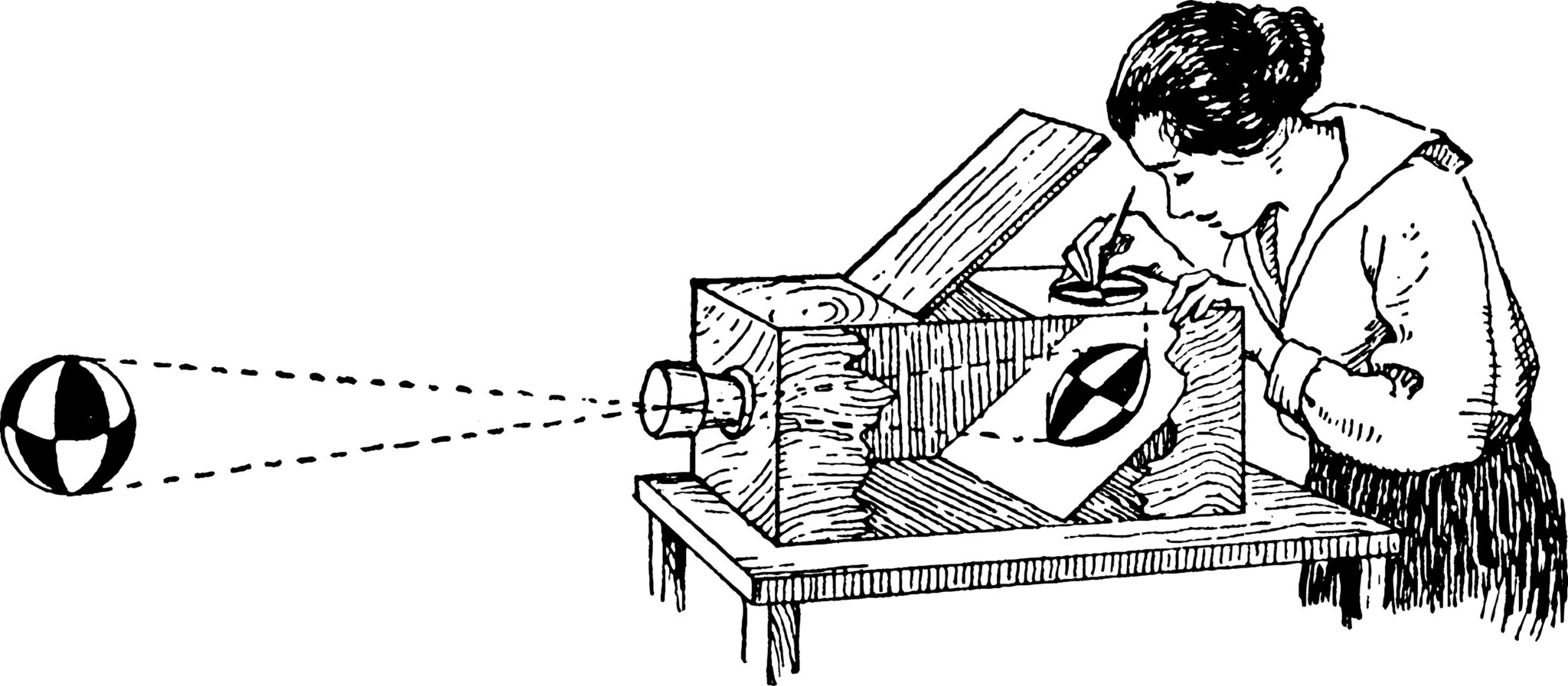 Das Prinzip der Camera obscura: Wenn die Natur sich selbst zeichnet