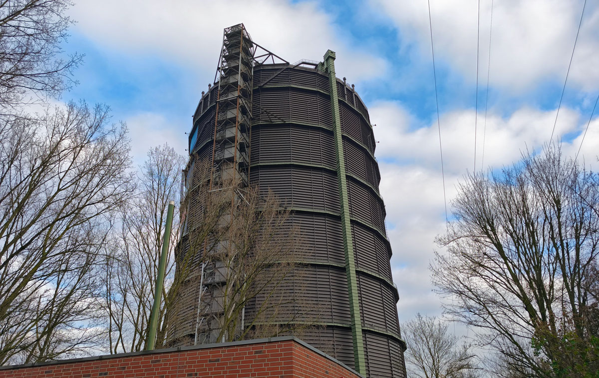 Der Gasometer in Oberhausen – hier haben Ingenieure Großes geleistet