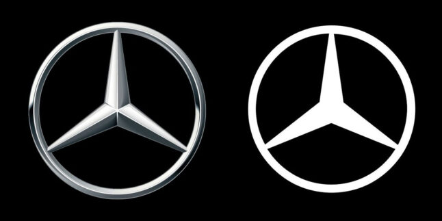 2D statt 3D? Was hat es mit dem neuen Logo von Mercedes auf sich?