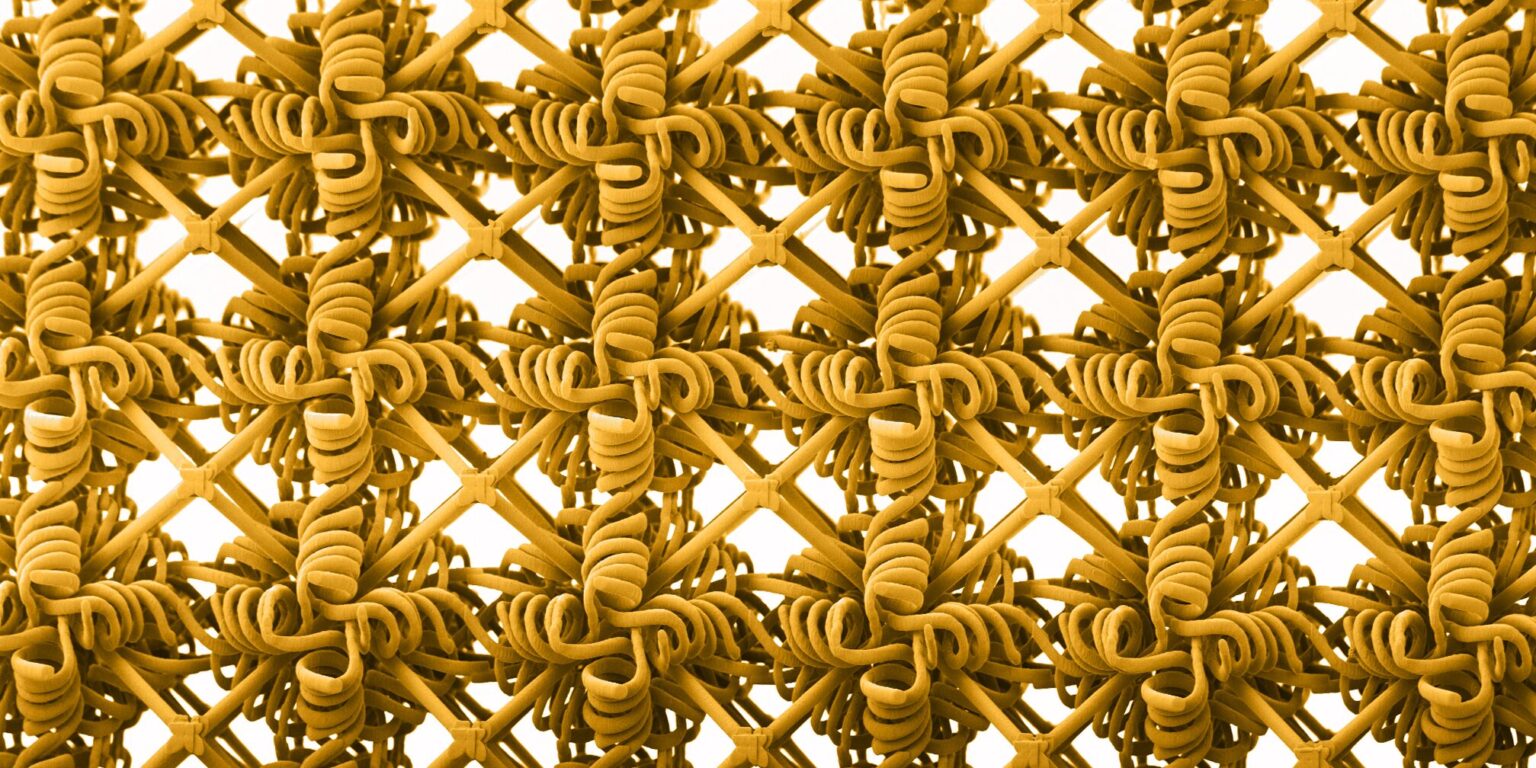 Flexibel wie Gummi, stark wie Stahl: MIT druckt neues Metamaterial