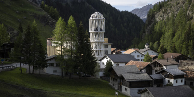Höchstes 3D-Druck-Gebäude der Welt: Der Weiße Turm von Mulegns