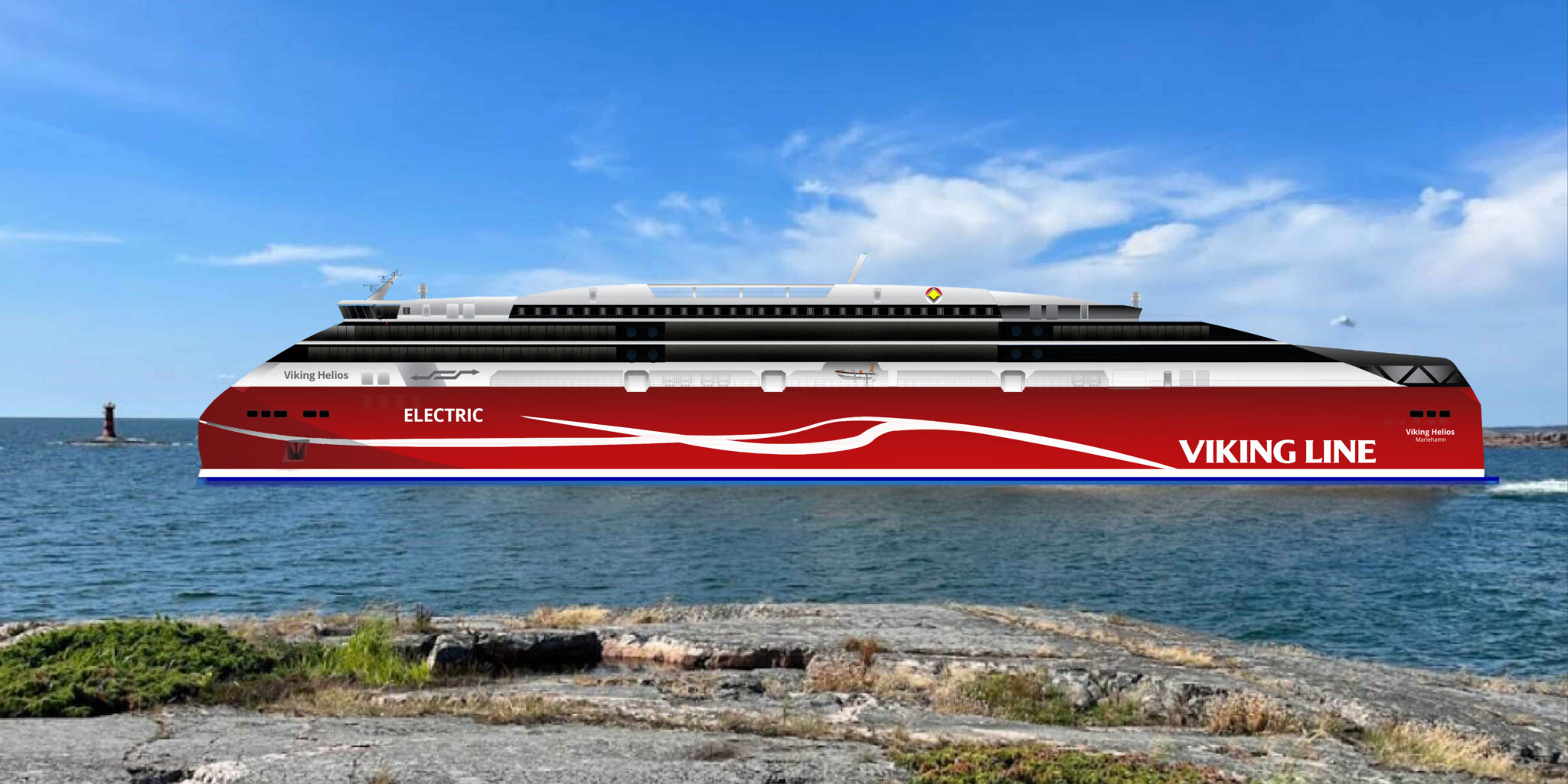 Zwei Fußballfelder lang: Viking Line plant größte E-Fähre der Welt