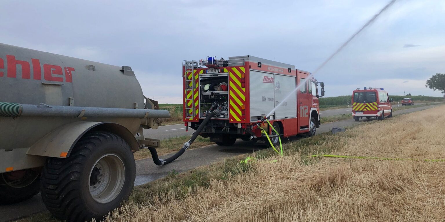 Wie Landtechnik Feuerwehren im Brand- und Katastrophenfall unterstützt