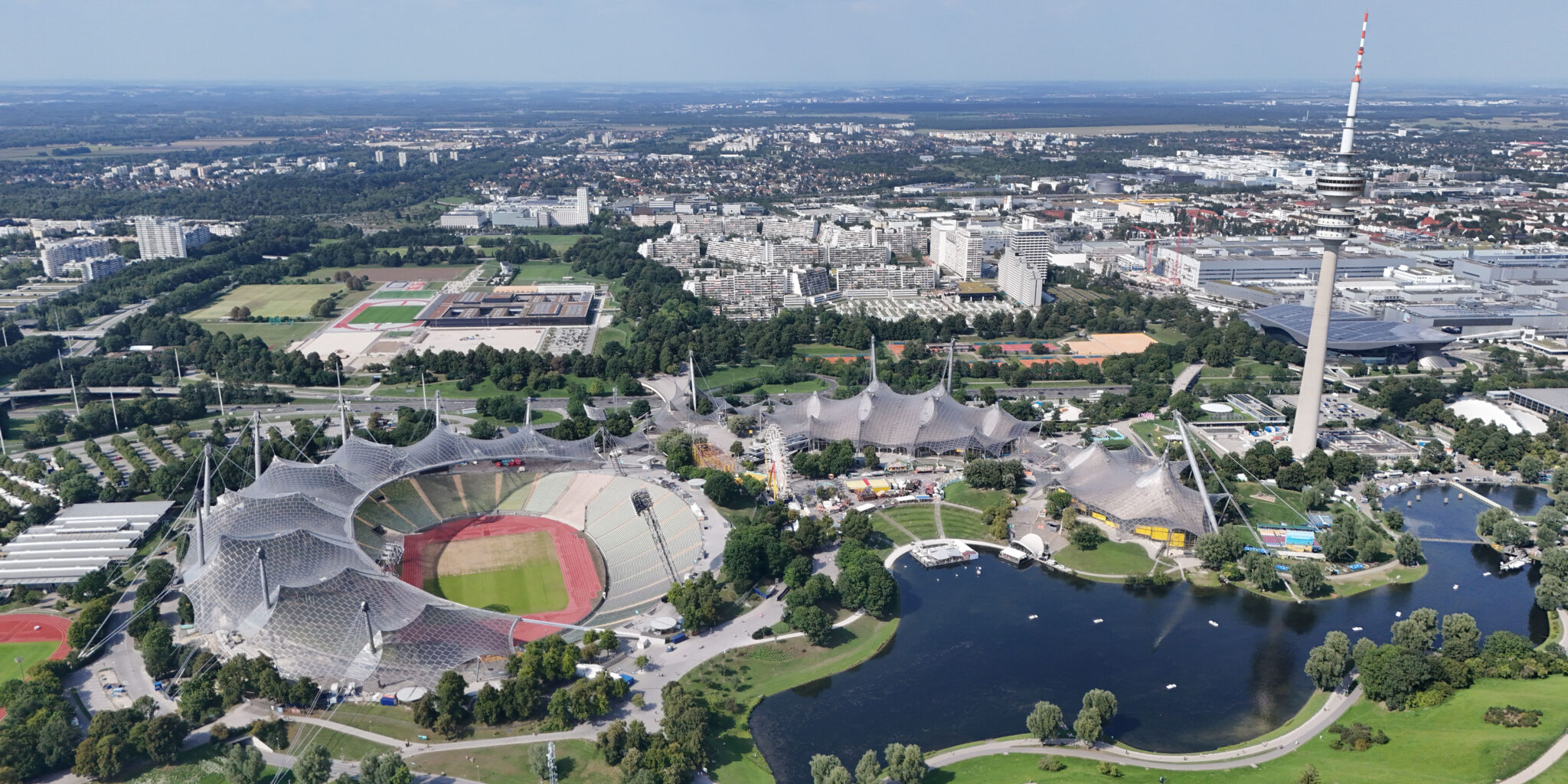 Luxus Parkplatz Olympiastadion Mnchen Bildernull