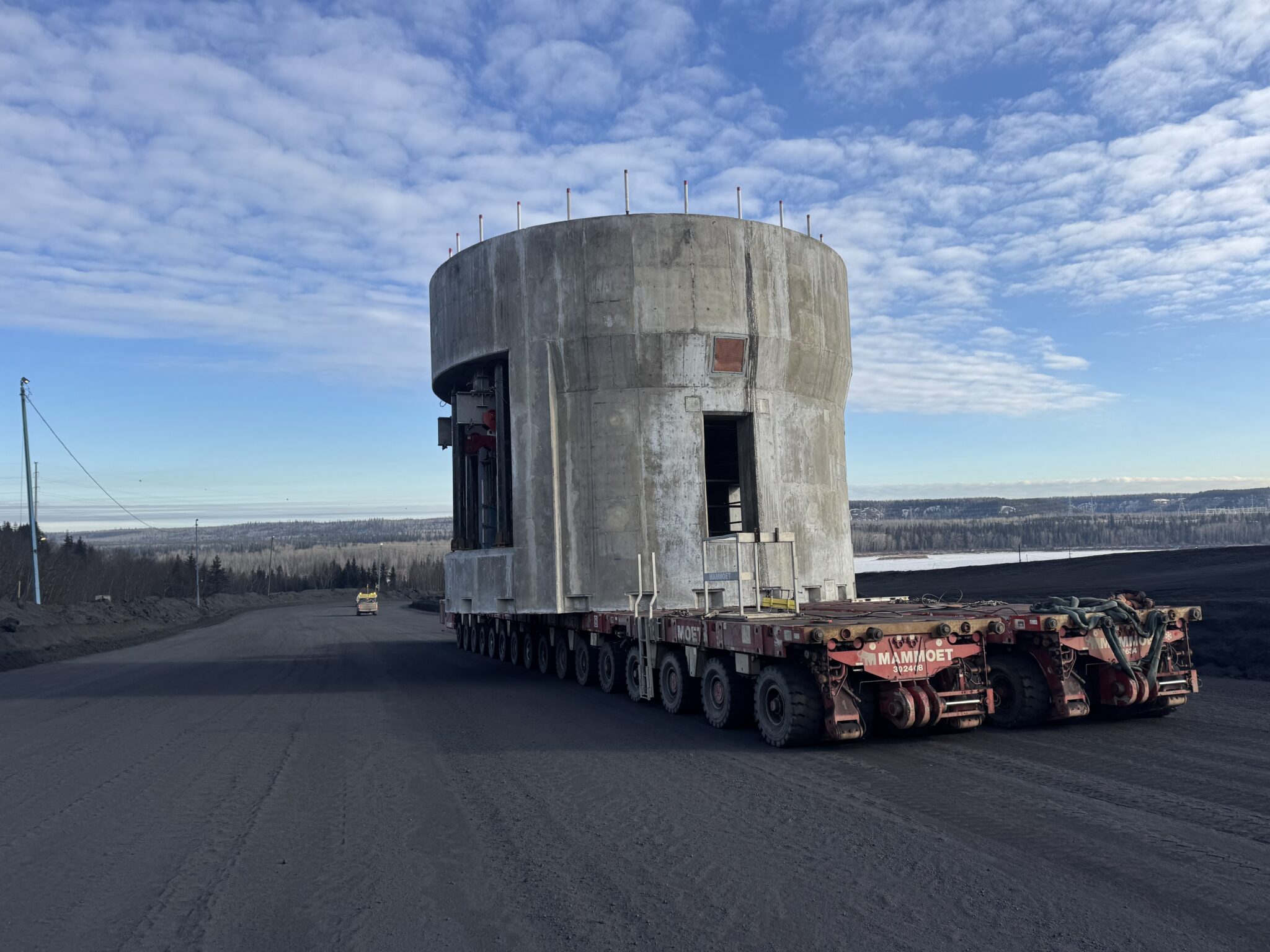 270 t pro Bauteil: Schwerlastumbau in Fort McMurray